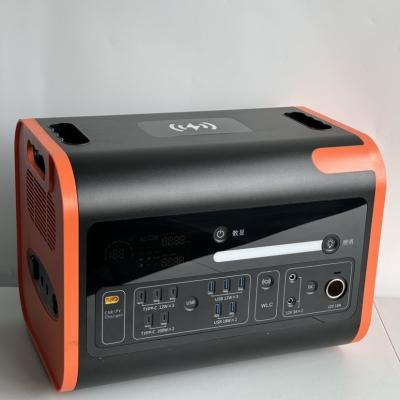 China Gerador de armazenamento de energia solar portátil de 600W com carga rápida de 1500W e central de energia de 2200W à venda