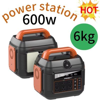 China Estação de energia solar 110V/220V/600W/576wh com isqueiro à venda