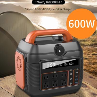 Cina Centrale di generazione solare di emergenza portatile da 600 W per soluzioni di ricarica mobile in vendita