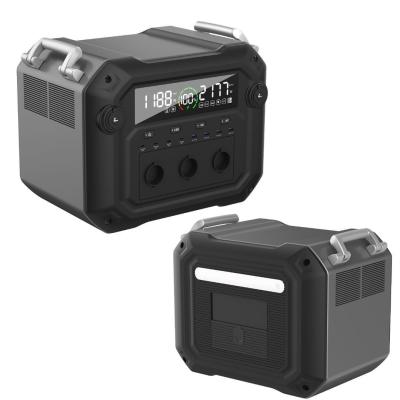 Cina 2500W/600W Pannello solare Input LiFePO4 Batteria di accumulo di energia Stazione elettrica portatile in vendita