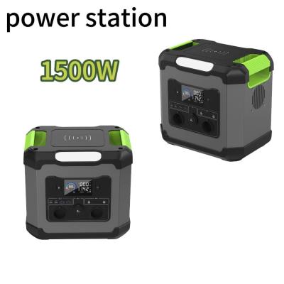 Cina Campeggio all'aperto ST15 1500W Centrale elettrica portatile con carica del pannello solare 110V/220V in vendita