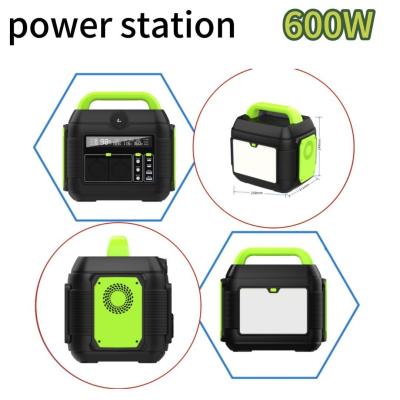 Cina 110V/220V Support portable power station con uscita 600W/1500W e uscita DC 12-13V 10A in vendita