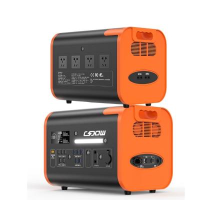 Cina Invertitore di onde sinusoidali puro 2200W UPS portatile per lo stoccaggio di energia in nero arancione in vendita