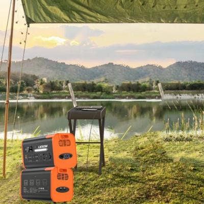 Cina 800W di carica solare 2200W/2048wh/40ah di stazione di alimentazione portatile per escursioni all'aperto in vendita