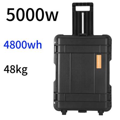 Cina Centrale elettrica portatile di emergenza per la famiglia 5000W ABS Materiale in coffa in lega multifunzionale in vendita