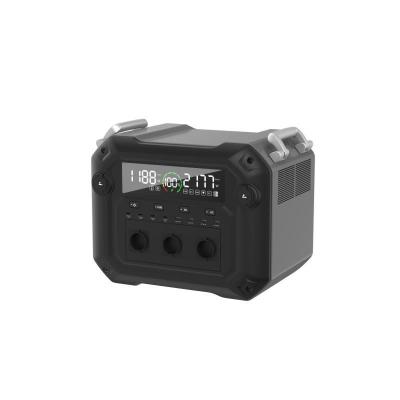 Cina 2500W All Output Socket USB Power Station Sistema di stoccaggio dell'energia con alimentazione di uscita AC in vendita