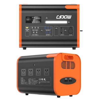 Китай Оранжевый Черный 2200W/2048wh AC Чистый синус волны солнечный генератор Электростанция для кемпинга продается