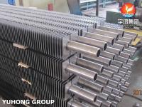 Quality ASME SA312 TP316 Seamless Steel Square Fin Tube For Boiler , Heat Exchanger for sale