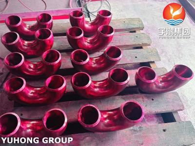 중국 ASTM A403 WP321H-S 스테인리스 스틸 원유 가스 정제 공장용 180도 회전 곡선 판매용