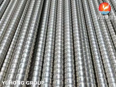 Κίνα ASTM A213 TP304L S30403 Σωλήνας κυματοειδούς από ανοξείδωτο χάλυβα με βελτιωμένη μεταφορά θερμότητας σε εναλλάκτη θερμότητας προς πώληση