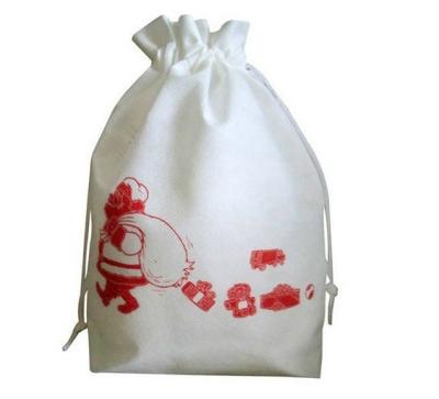 Cina Zaino promozionale amichevole del cordone 210D di Eco con il logo su misura stampato in vendita