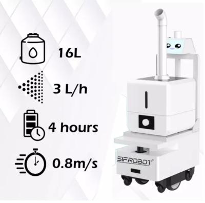 Китай Автоматические роботы 16L дезинфицируя палаты сушат жидкость дезинфектанта для машины тумана продается