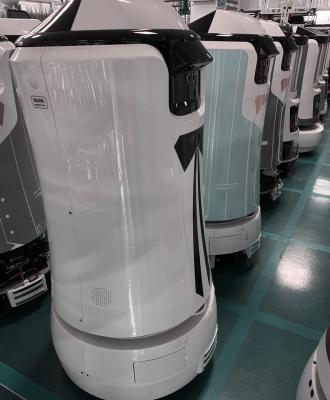Cina Schermo a 10,5 pollici di servizio dell'hotel del robot 65dB Smart del robot mobile di consegna in vendita