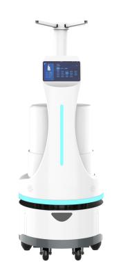 China robot desinfectante del espray 1024X600 7 pulgadas de robot de esterilización ultravioleta remoto en venta