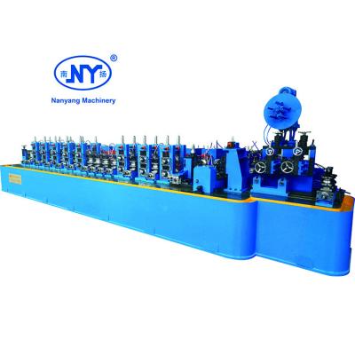 China Nanyang Ce Certified Professional Manufacture Precise Erw Steel Square Tube Mill Welded Machine Main motor power 110KW*2 for sale
