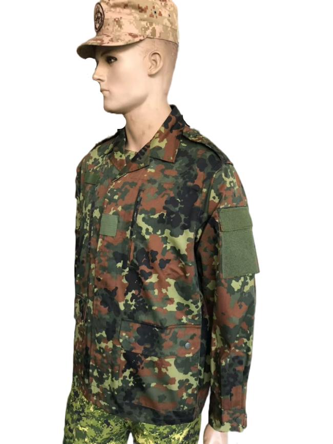 French F2 style military uniform front view