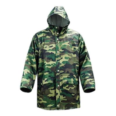 China Polyester Military Style Rain Poncho Security Guard Waterproof Tactical Rain Coat For Men for sale
