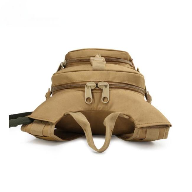 Tactical hydration backpack back view