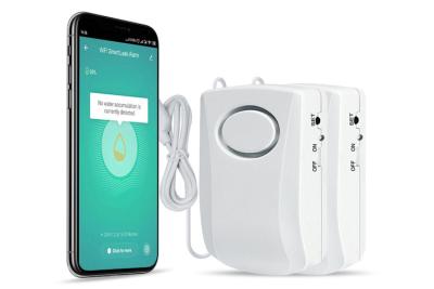 China ABS het Slimme Alarm Draadloze 115G van de Watersensor voor Keukenbadkamers Te koop