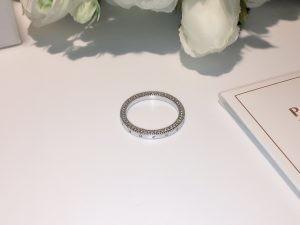 Cubic Zirconia 925 Sterling Silver Rings For Women Ladies Love Knot Stamped
