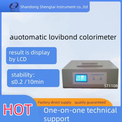 China Edible oil color detection ST110B automatic liquid crystal Lovibon colorimeter RGB color recognition method for sale
