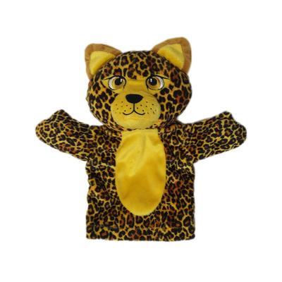 China Neuheits-Tiger Leopard Plush Animal Puppet-Plüsch spielt weiche Handpuppen zu verkaufen
