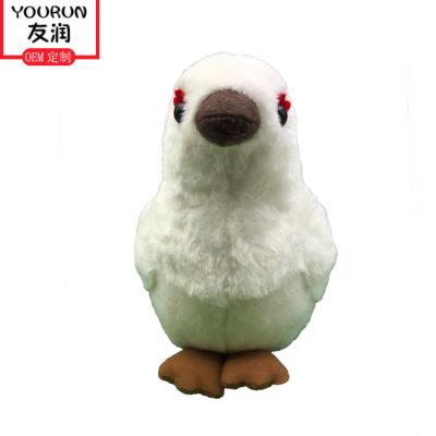 China Brinquedos pequenos do luxuoso do bicho de pelúcia do pássaro da pomba branca da simulação à venda