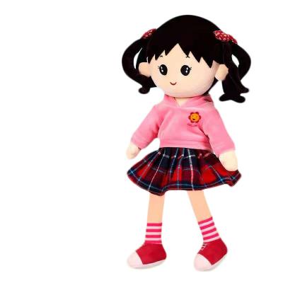Cina cuscino rosa di sonno della bambola del regalo di compleanno della bambola della peluche della bambina di 65cm in vendita