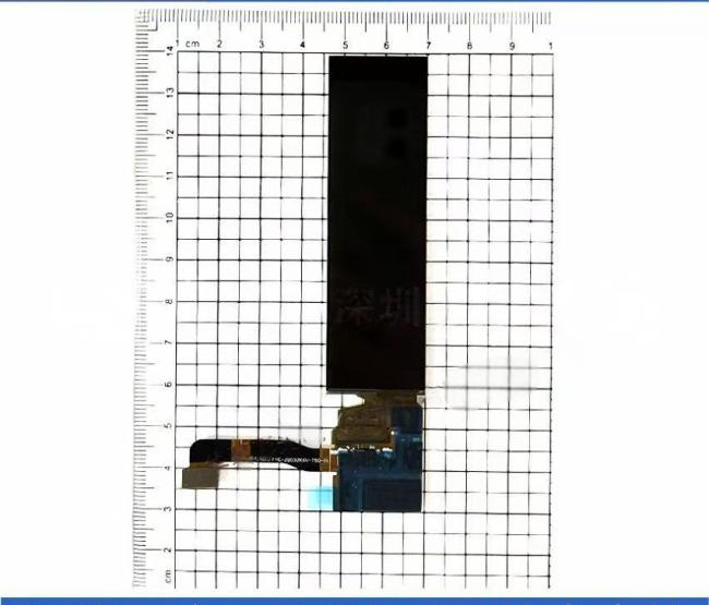 3.23-inch AMOLED display technical view