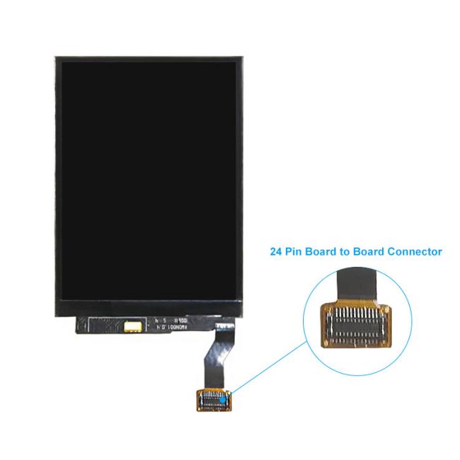 2.58 inch AMOLED display front view