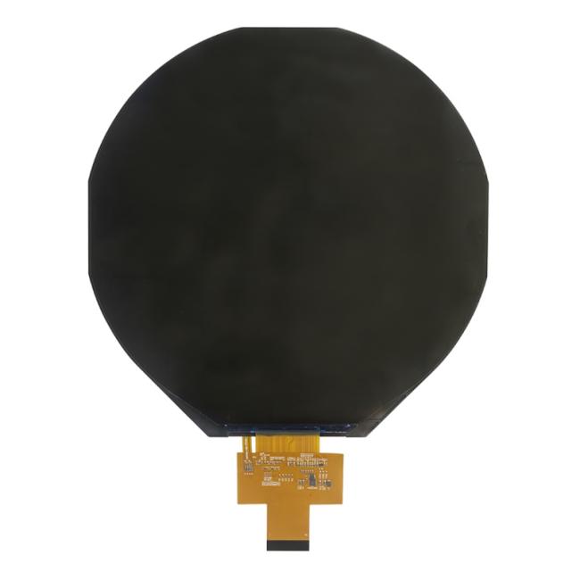 7 inch round TFT display side view