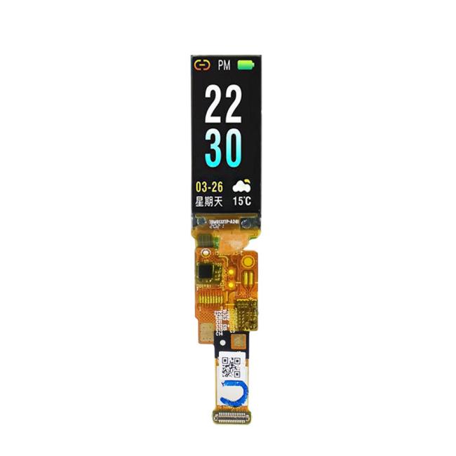 1.1 inch AMOLED display side view
