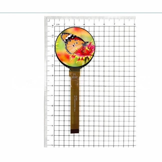 Technical view of 1.53 inch round TFT display module