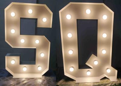 Cina La tenda foranea LED accende le luci della lettera di nozze, lettere accese annata dell'alfabeto in vendita