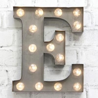 Cina La lampadina del LED firma le lettere, piccole luci illuminate della lettera della tenda foranea in vendita