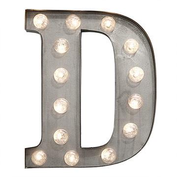 Cina Le lettere d'annata su ordinazione del metallo con le luci, l'alfabeto segna le luci con lettere in vendita