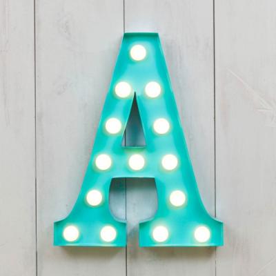 Cina La lettera di carnevale illuminata LED accende le lettere dell'alfabeto di A-Z, luci della lettera di Hollywood in vendita