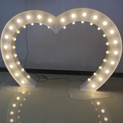 Cina Il carnevale della tenda foranea LED di forma del cuore si accende per la decorazione di nozze in vendita