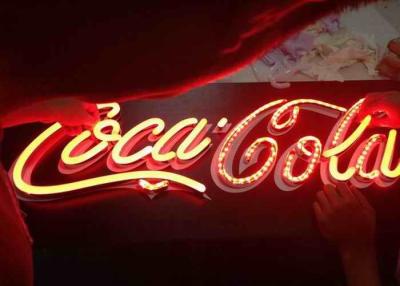 Cina Bassa tensione delle insegne al neon all'aperto su ordinazione d'annata del LED per il contrassegno di LOGO della coca-cola in vendita