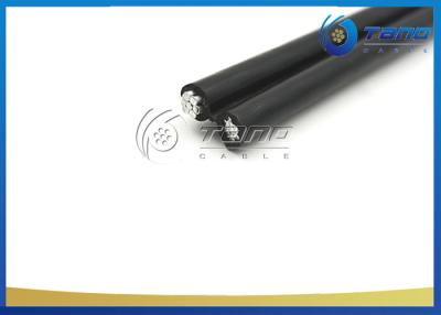 China Het Aluminiumxlpe 1kV Zwarte Kleur van de laag Voltage Lucht Gebundelde Kabel 2x16mm2 Te koop