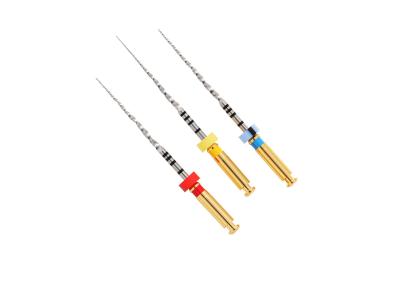 China Van de Instrumentenendodontics van veiligheidsniti de Roterende Grootte X1 ISO Geel voor Tand Te koop