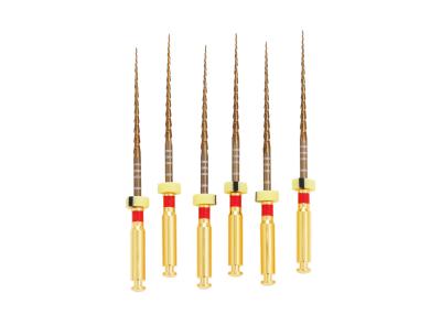 China Grootte 25 de Dossiers van het Nikkeltitanium, Rode Tandendodontic de Instrumentendossiers van ISO Te koop