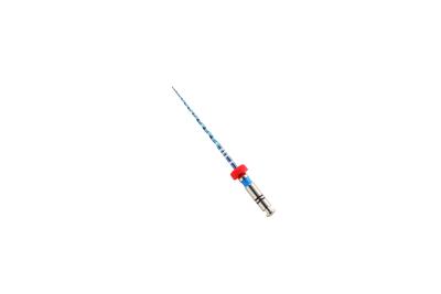 China Van het Titanium van de Roterende Endodontic van het Draadnikkel de Dossiers Blauwe cm Kleur met Hoge Torsiesterkte Te koop