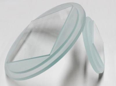 Cina 3 strati hanno temperato il giro ottico di vetro del grado di punto/la superficie regolare alto vetro borosilicato del quadrato in vendita