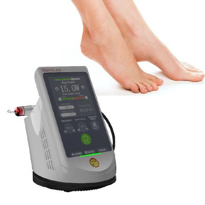 Cina Terapia laser nera del fungo del chiodo della macchina 810nm 980nm 15W del laser dell'unghia del piede in vendita