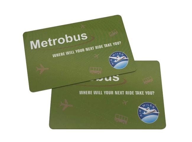 RFID Smart Card sample showing front design