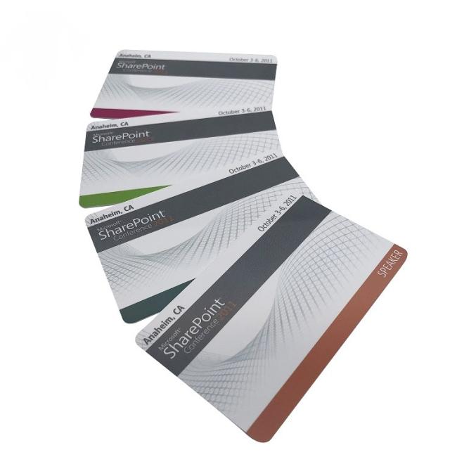 RFID Smart Card sample showing back design