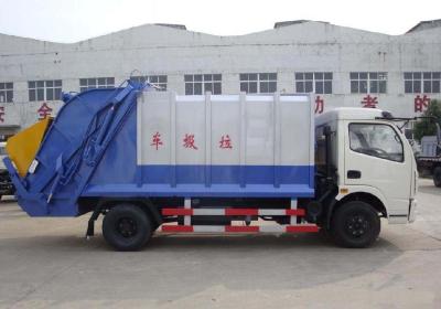 중국 Dongfeng 4m3 5m3 6m3 4x2 쓰레기 트럭은 줄 120hp 2 차축을 골라냅니다 판매용