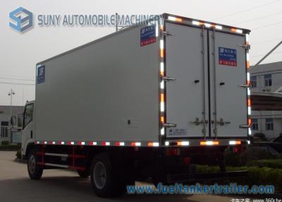 중국 ISUZU 4 x 2 Refrigerator 밴 Truck Refrigerator 밴 Truck 8000KG 백색 6 Wheelers 판매용