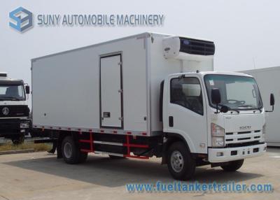 중국 ISUZU 4 x 2 Refrigerator 밴 Truck Refrigerator 밴 Truck 8000KG 백색 6 Wheelers 판매용